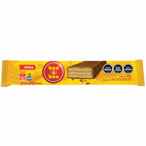 Obleas Bañadas Bon O Bon Chocolate Con Leche 30g – Arcor digital